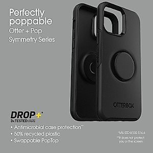 OtterBox + Pop Symmetry Series Case for iPhone 13 Pro Max & iPhone 12 Pro Max (Only) - Non-Retail Packaging - Tranquil Waters (Light Teal/Grey)