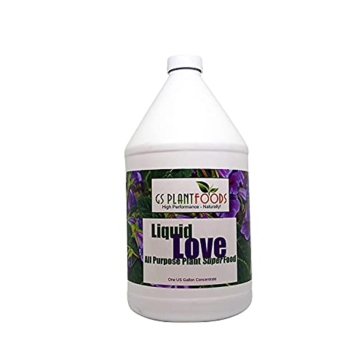 Liquid Love Plant Food by GS Plant Foods- All Purpose Plant Fertilizer (1 Gallon) - Liquid Fertilizer for Herb Gardens, House Plants, Vegetables, Fruit Trees, Lawns & Shrubs