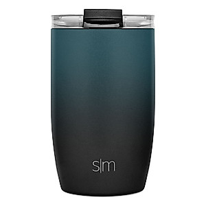 Simple Modern Travel Coffee Mug Tumbler with Flip Lid | Reusable Insulated Stainless Steel Cold Brew Iced Coffee Cup Thermos | Gifts for Women Men Him Her | Voyager Collection | 12oz | Moonlight