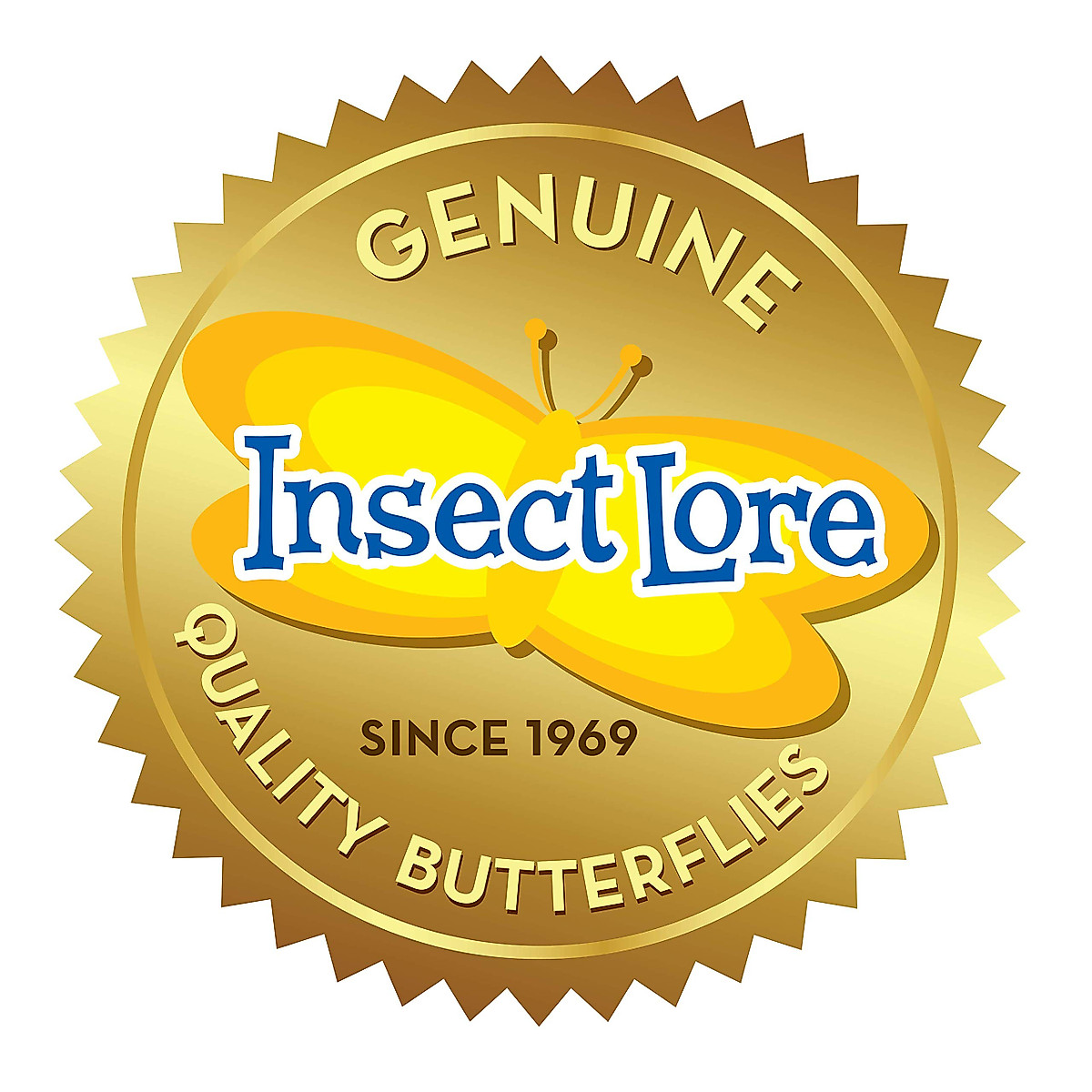 Insect Lore Butterfly Farm™ | Butterfly Kit with Live Cup of Caterpillars | 5 Caterpillars, Reusable Habitat, STEM Butterfly Journal & More