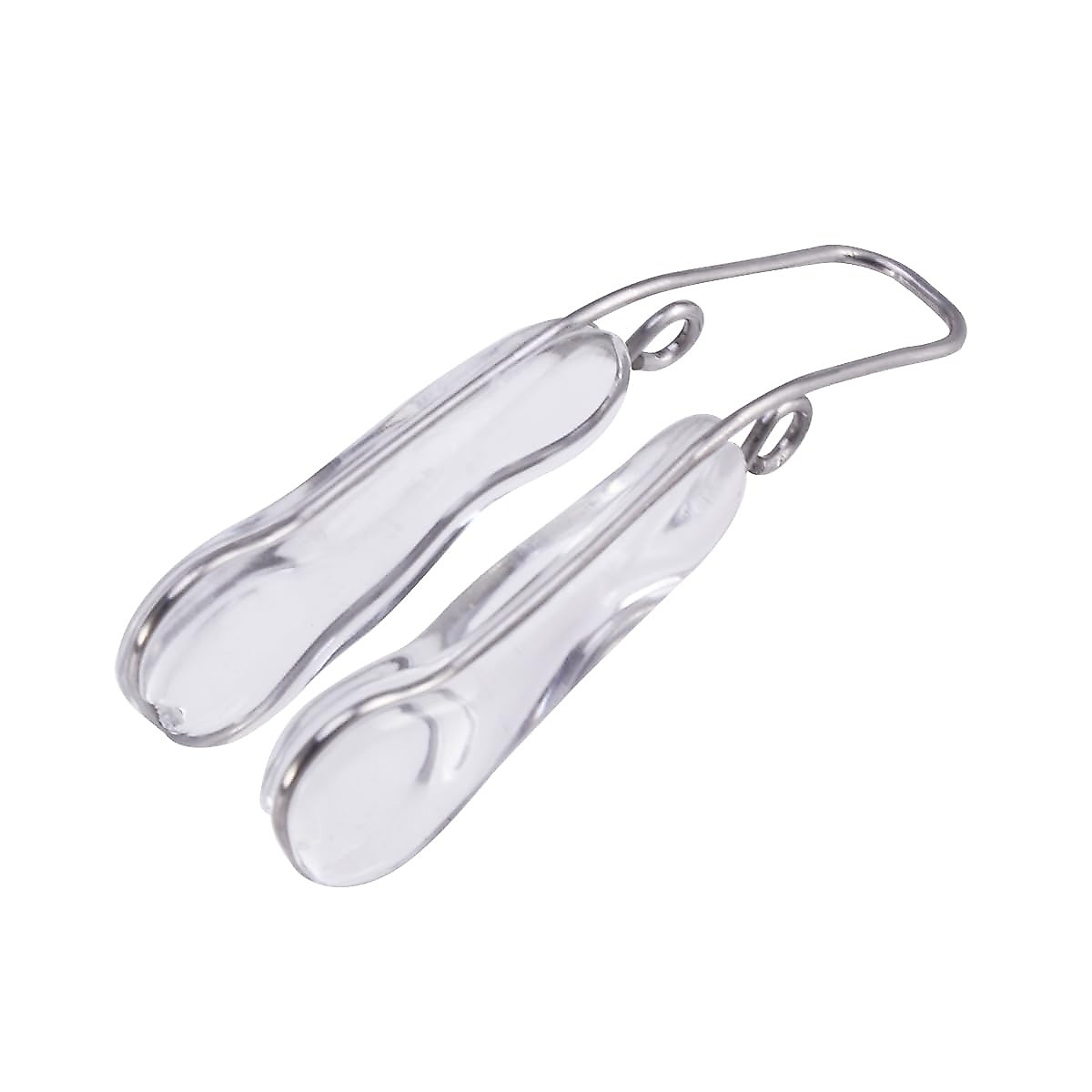 Lurrose Nose Shaper Lifter Clip Beauty Nose Up Lifting Silicone Rhinoplasty Nose Bridge Straightener Corrector Slimming Device for Women Ladies Transparent