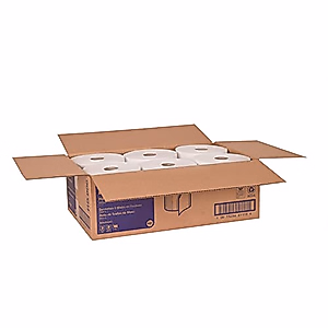 Tork Hand Towel Roll, White, Advanced, H21, Soft, Disposable, 100% Recycled, Absorbent, 1-Ply, 12 x 800 ft, RB800