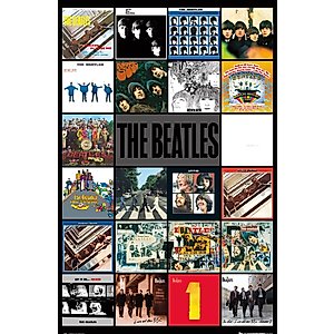Trends International 24X36 The Beatles - Albums Wall Poster, 24" x 36", Unframed Version