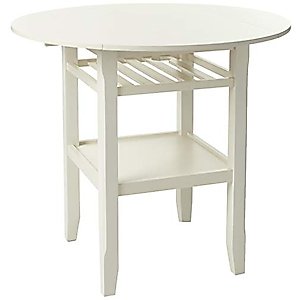 ACME Furniture Tartys Counter Height Table, Cream