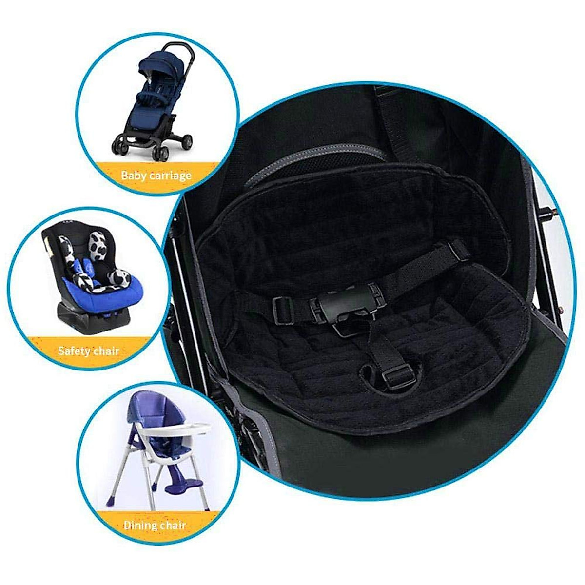 Anti-Slip Car Seat Protector Piddle Pad for Toilet Potty Training Toddler,Baby Waterproof Portable Liner Convertible Pads for Car Seat Stroller Accessories Machine Washable Seat Saver(AIR SHIP 12DAYS)