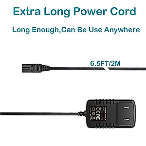 for Wahl Shaver Shaper Charger 2V Power Cord for Wahl Trimmer 8061, 8163, 8786-1001, 7367, 7357, 7029, 7060, 7035, 7339, 7356, 4000, 5-Star Series Replacement Whal Clipper Power Cord