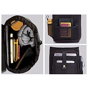 CUULAH Laptop Backpack for Men Women Water Resistant Casualdaypacks Fashion Backpack for Travel 15.6 Inch Laptop Macbook