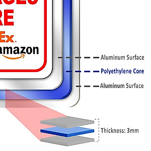 Do NOT Leave Packages Here Delivery Sign for Delivery Driver - Delivery Instructions for My Packages from Amazon, FedEx, USPS, UPS - Indoor Outdoor Delivery Signs for Home, Office, Work - 8.5" x 10"