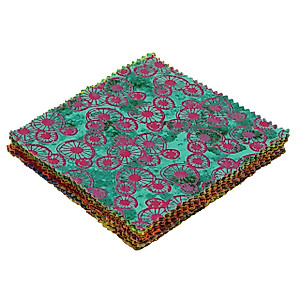 Soimoi Batik Print Precut 5-inch Cotton Fabric Quilting Squares Charm Pack DIY Patchwork Sewing Craft