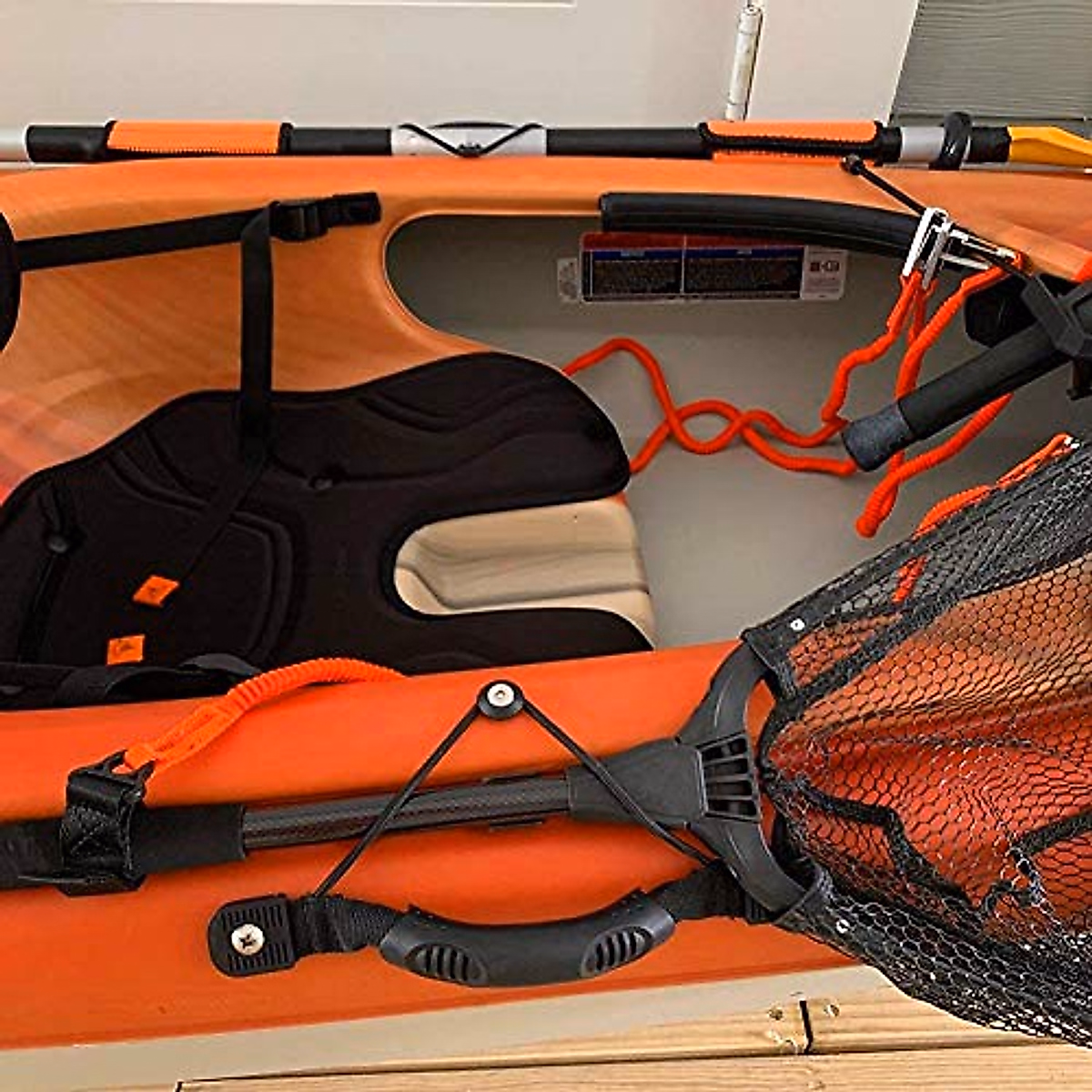 Anndason 4 Pcs Black Kayak Canoe Boat Side Mount Carry Handles/Paddle Park Kayak Handles and Hardwares