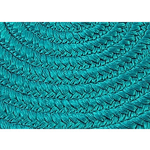 Colonial Mills Reversible Flat-Braid Runner Rug, 2'4" x 6, Aqua