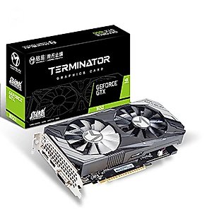 maxsun Geforce GTX 1650 4GB Video Gaming GPU Graphics Card for Gaming PC GDDR6 128-Bit Dual Fan HDMI/DP/DVI HDCP DirectX 12 Metal Backplate