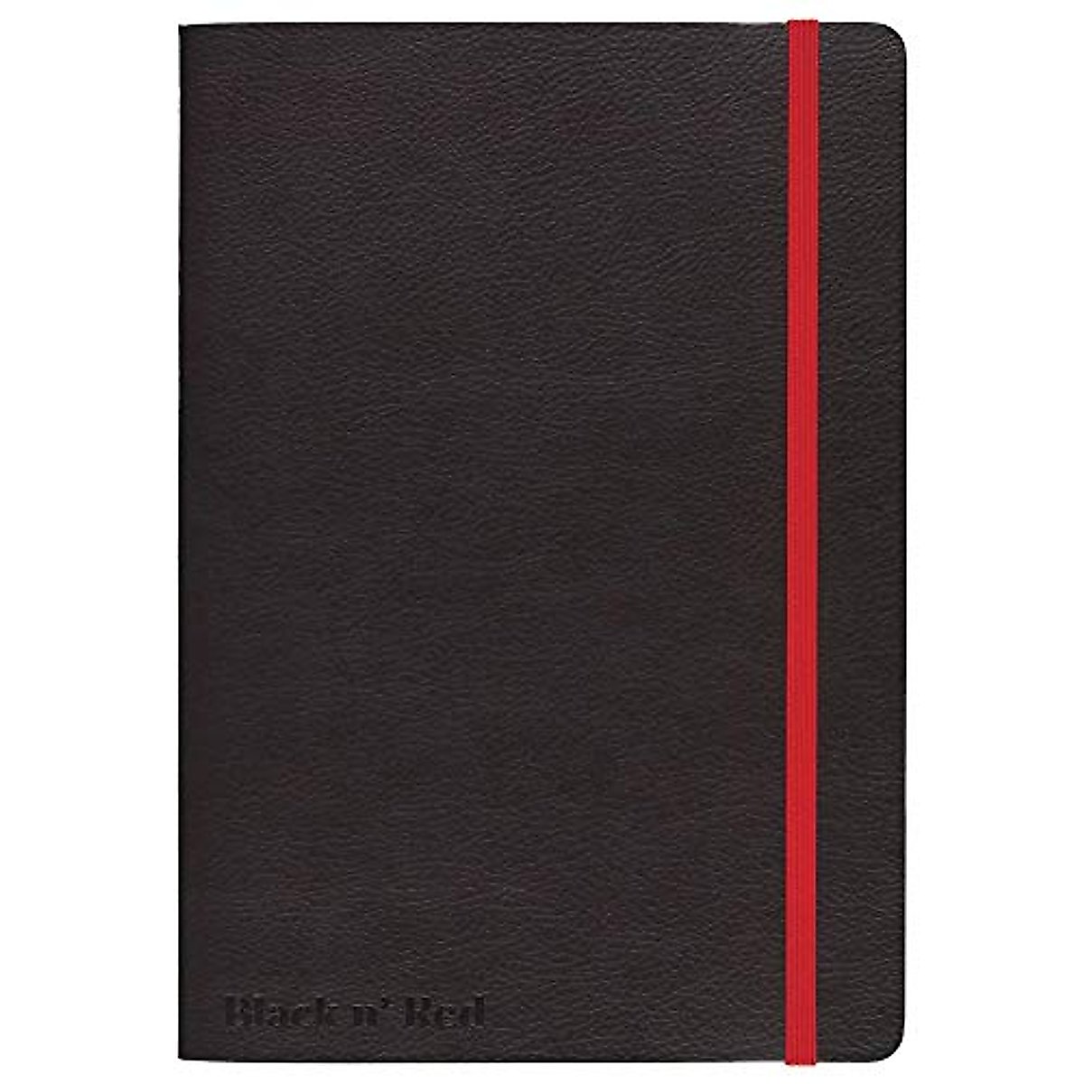 Black n' Red Notebook, Durable Flex Cover, Premium Optik Paper, Scribzee App Compatible, Environmentally Friendly, Secure Casebound Binding, 8-1/4" x 5-3/4", 71 Double-Sided Ruled Sheets, 1 Count (400065000)