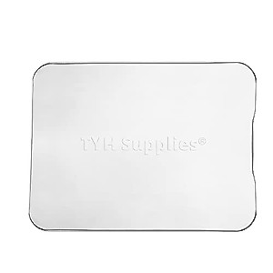 TYH Supplies 10 Pack Drip Tray Liners for Traeger Ranger/Scout Grill | Compatible with TFT18KLD | Disposable Aluminum BBQ Tray for Catching Grease | 10.51 x 13.98 Inch