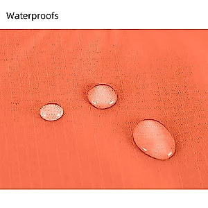 Hualibao Travel Shoes Pouch Shoe Bag with Handle Holds 1 Pairs of Shoes, Shoe Packing Cubes for Travel(Orange)