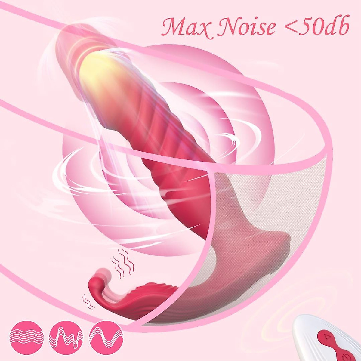 Muscle Massage for Relaxation, USB Recharging Portable Massagers, Body Massager Waterproof Mute Design with Various Modes Massagers for Girls Women Neck WGN43