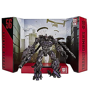 Transformers Toys Studio Series 56 Leader Class Dark of The Moon Shockwave Action Figure - Kids Ages 8 & Up, 8.5"