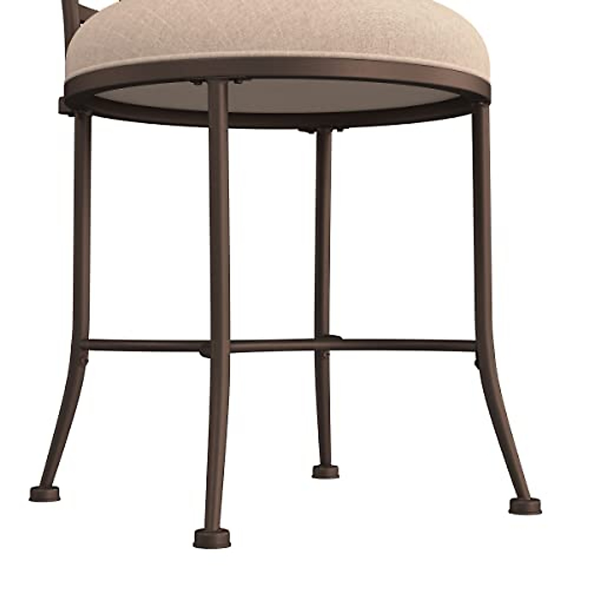 Hillsdale Furniture Hillsdale Christina Vanity Stool, Bronze
