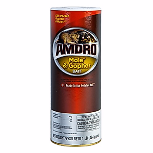 AMDRO Mole & Gopher Bait, 1 lb.
