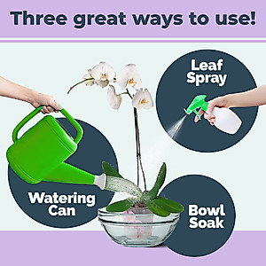 Orchid Plant Food for All Orchids and Acid Loving Houseplants, Promotes Growth and Blooms, Liquid Fertilizer 8 oz (250mL)