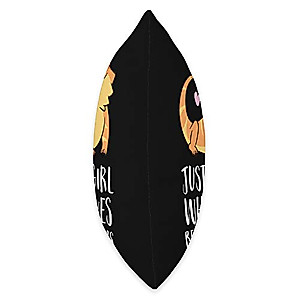 Funny Lizard and Gecko Gifts Just a Girl Who Loves Bearded Dragons Lizard Reptile Throw Pillow, 16x16, Multicolor