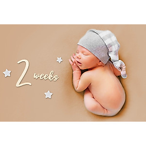 Baby Milestone Numbers|Baby Photo Props Wooden|Newborn Birth Announcement Card Wooden|