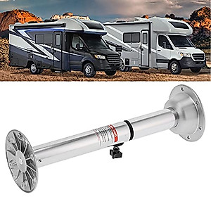 Emoshayoga Telescopic Pedestal, Telescopic 22‑28in Table Pedestal Kit Save Space with City for Motorhomes for Marine Yachts for Station Wagons Motorhomes