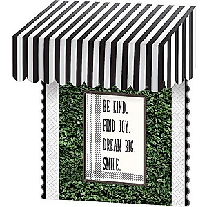 Teacher Created Resources Black & White Stripes Awning (TCR77505)