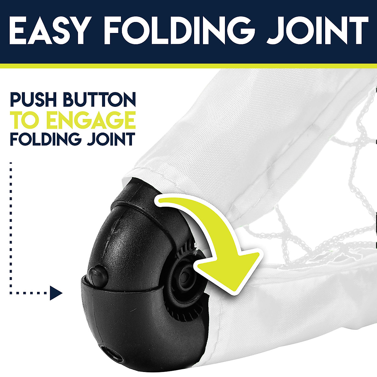 Franklin Sports Kids Mini Soccer Goal Set - Backyard/Indoor Mini Net and Ball with Pump - 22" x 17" Goal Size, White/Black