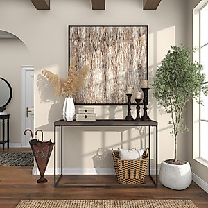 Deco 79 Metal Umbrella Stand, 13" x 13" x 28", Brown