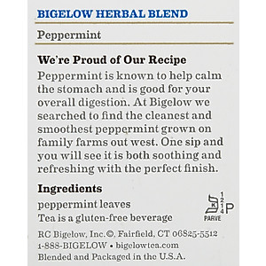 Bigelow Peppermint Tea Bags - 20 ct