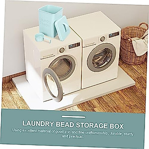 GLEAVI Flour Container 1 Set Washing Storage Bucket Bead Holder Powdered Laundry Containers for Beads Method Laundry Diva Laundry Fabric Softener Dispenser Seal Cans Iron