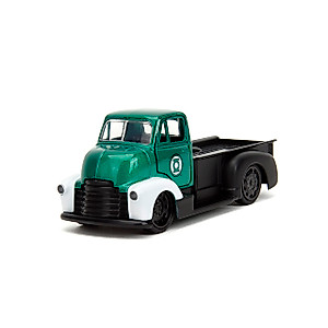 DC Comics 1:32 1952 Chevrolet COE Pickup Die-Cast Car & 1.65" Green Lantern Figure, Toys for Kids and Adults