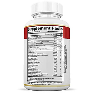Justified Laboratories (3 Pack) Blood Balance Max 1295MG Formula All Natural Supplement Pills 180 Capsules