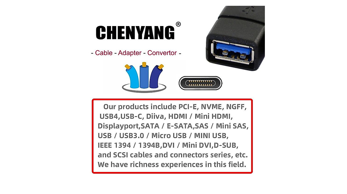 ChenYang USB 3.0 Y Splitter for Front Panel 20CM