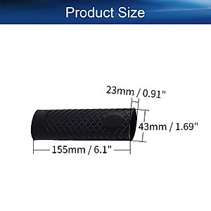 Yinpecly 4Pcs Silicone Hot Handle Holder Rubber Pot Sleeve Heat Resistant Kitchen Potholders for Cast Iron Pans, Metal Frying Pans, Skillets, Griddles, Black