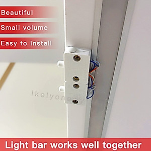 6Sets Wardrobe Closet White Electrical Light Switches Normally Closed Lamp Switch,for Cabinet Lights Closet Doors Closet Lights Wardrobe Cabinet Pantry Closet Pantry Light On Off Switch