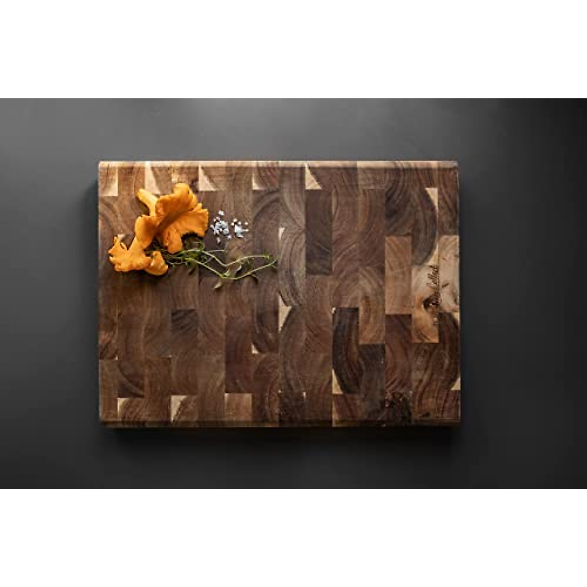 Pellholmen Collection - Large Wooden Cutting Board, Charcuterie Board & Butcher Block, Water-Resistant, Reversible & Knife-Friendly, Acacia Wood, 15.7 x 12 x 1.57 inches