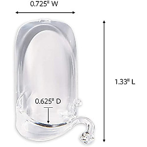 Command Outdoor Rope Light Clips with Foam Strips, Clear, 3 Pack, 36-Clips Total (17301CLRAW-ES)