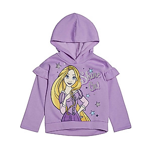 Disney Princess Rapunzel Toddler Girls Fleece Hoodie and Leggings Outfit Set 3T