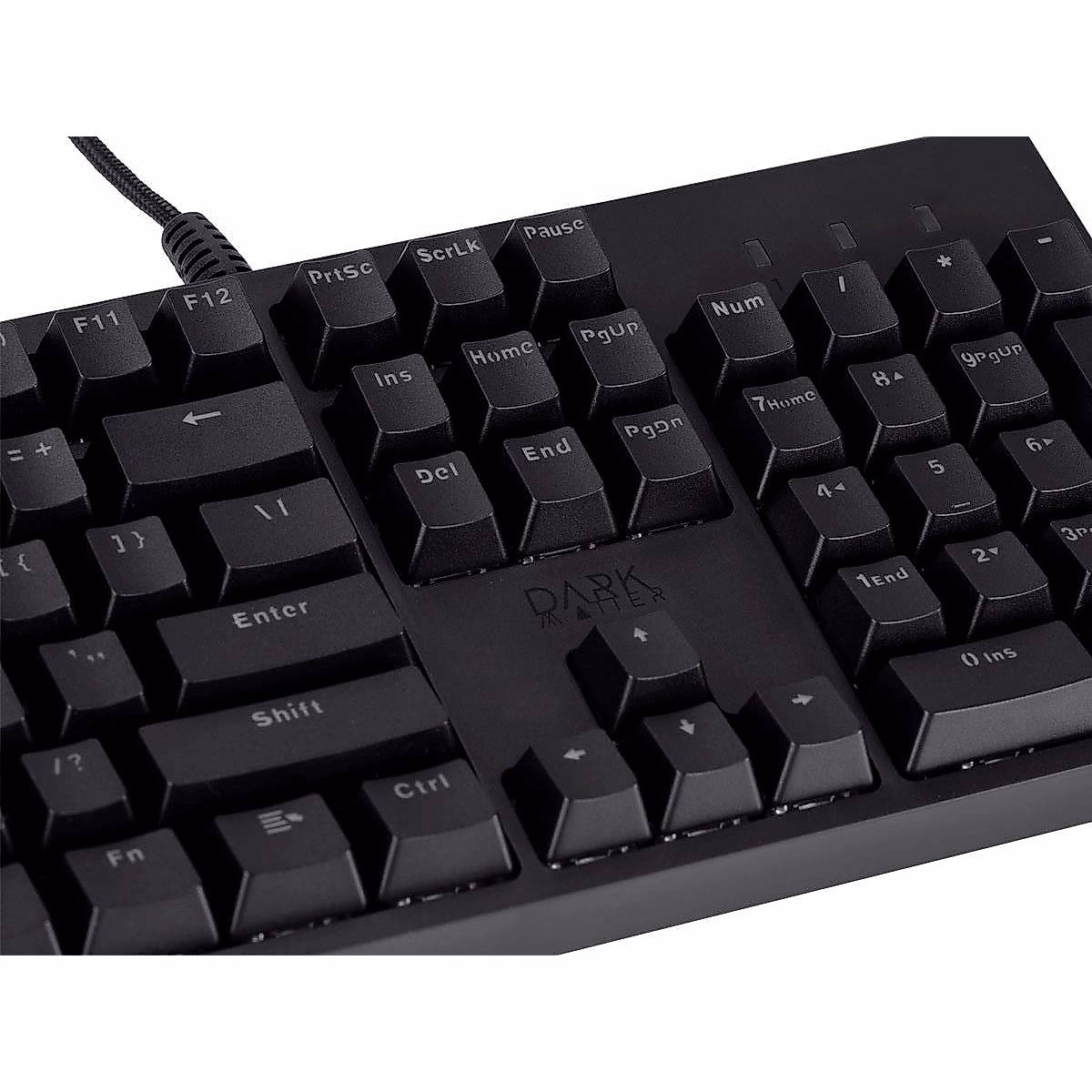 Dark Matter by Monoprice Collider Mechanical Gaming Keyboard - Cherry MX Blue, Full RGB Customization, Wired, Full N-Key Rollover