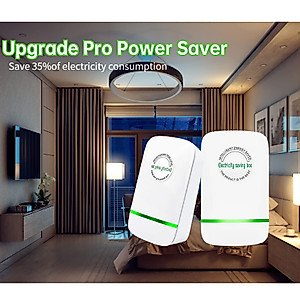 Esaver Watt, 2Pack Esaverwatt Energy Saving Device, Upgrade Pro Power Saver, Electricity Saving Box, Smart Electricity Saving Device for Household, Office Market, US Plug, Reduce Electric 30KW