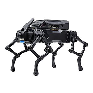 waveshare WAVEGO 12-DOF Bionic Dog-Like Robot Open Source for ESP32 and PI4B Facial Recognition Color Tracking Motion Detection Compatible with PI4B-4GB (Included) (26 Items)