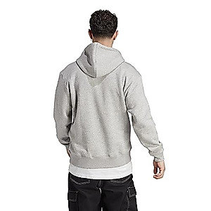 adidas mens All Szn Fleece Hoodie Medium Grey Heather (2023),Medium