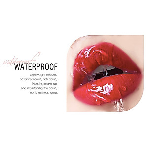 EVELIER Luxury Line: MUSE - Moisturizing Smooth Creamy Fruity Colors Lipstick Lipgloss - For Sexy Lips, Highly Pigmented, Instant Shine Lip Gloss (Raspberry Red)