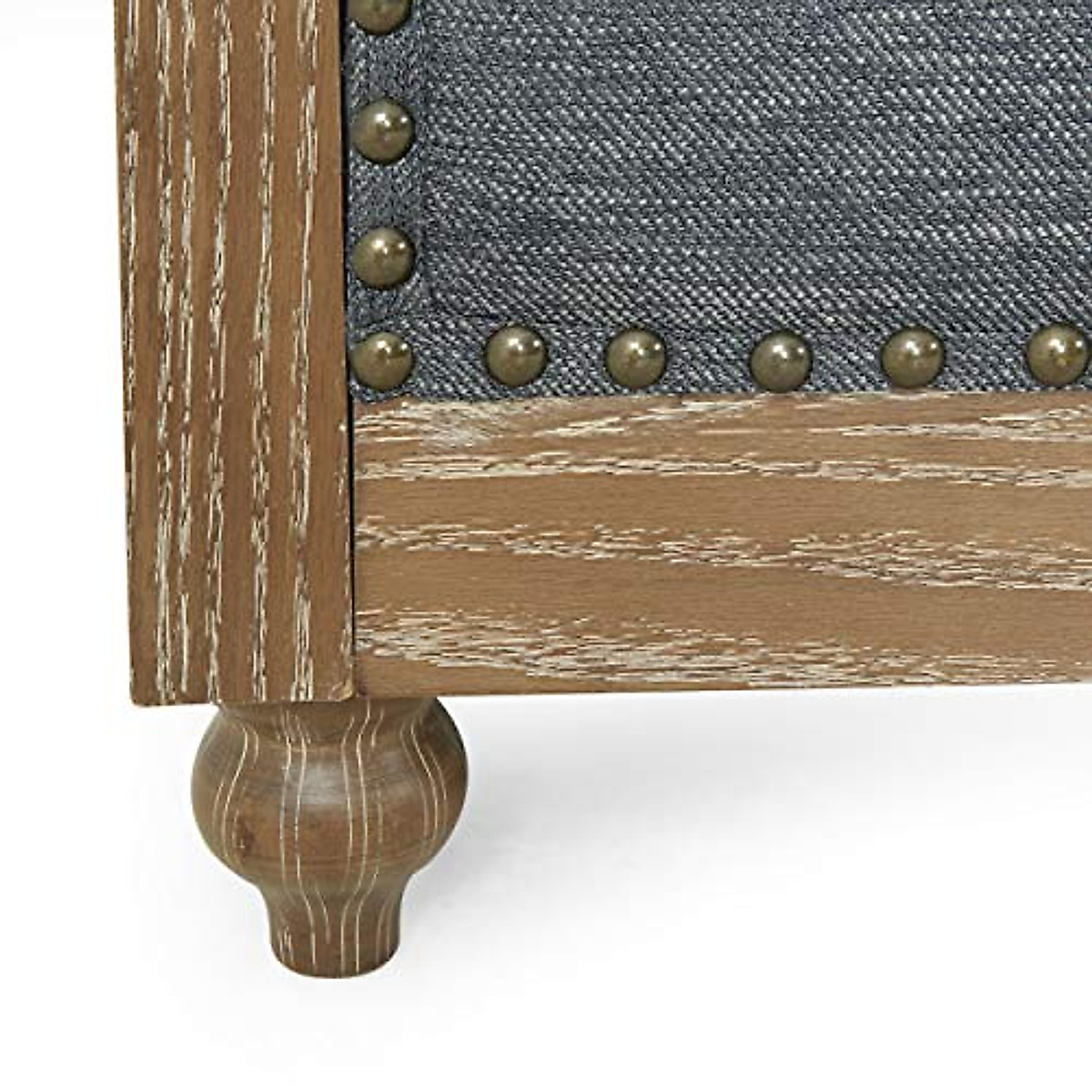 Christopher Knight Home Saragus Sofas, Charcoal + Dark Brown