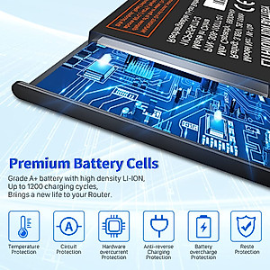 SHENMZ W-10a Battery, [6800mAh] Ultra High Capacity Replacement Battery for Netgear MR1100 AT&T Nighthawk M1 LTE Mobile Hotspot Router Netgear W-10 W-10A