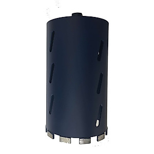 5-1/2-Inch Laser Welded Dry Diamond Core Drill Bits for Cutting Concrete and Asphalt, 5-1/2" Diameter x 11" Length