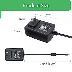 Security-01 DC 48V 0.5A Power Supply Adapter 5.5mm x 2.1mm, UL Listed,2-Pack