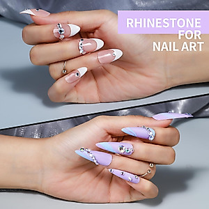 Teenitor Face Gems Makeup Face Rhinestone Self Adhesive Gems Stickers for Face, 650PCS Face Jewels Festival Makeup Eye Jewels Stick On Rhinestone for Face, Hair, Body, Eye